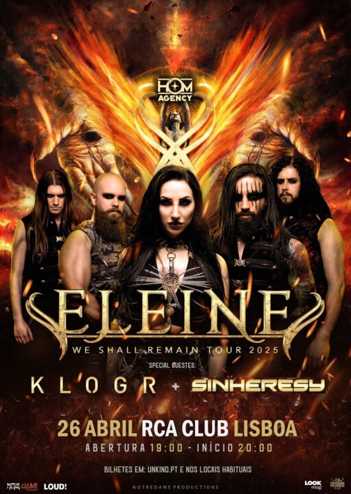 É já em Abril que os ELEINE aterram em Portugal - HellHeaven - A Purga do Metal