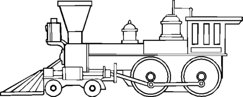 Desenhos de Comboios Para Pintar - O Mundo Das Crianças