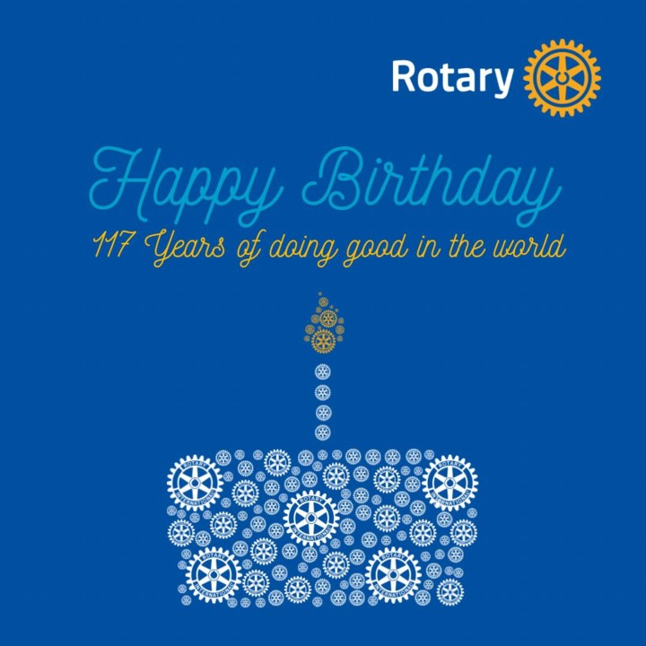 Feliz aniversário Rotary International - Rotary Club de Torres Vedras