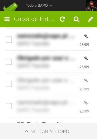 Novas funcionalidades para smartphones - Blog do SAPO Mail