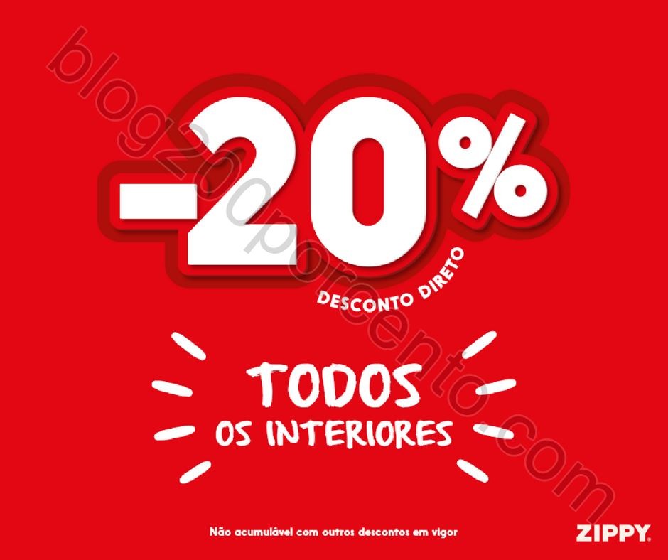 20% de desconto ZIPPY Promoções de 6 a 14 maio - Blog 200 – Todos os ...
