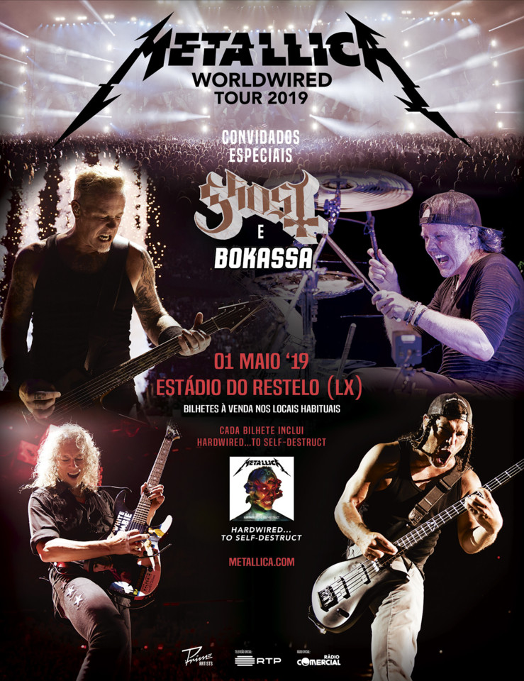 METALLICA - Concerto no Estádio do Restelo em Maio de 2019 - Metal Global